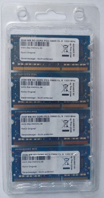hynix 2 gb sodimm ddr3 za laptop