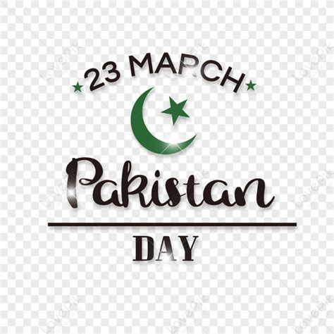 Date Label March Pakistan Resolution Day Islamic Constitution Png