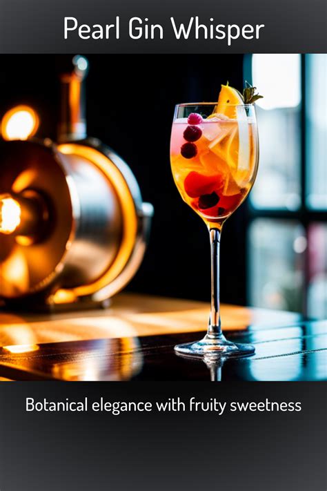 Pearl Gin Whisper Botanical Elegance With Fruity Sweetness