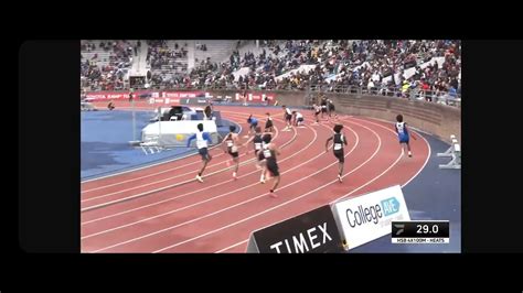 Hhh West 4x100 Penn Relays Dylan Asuncion Youtube