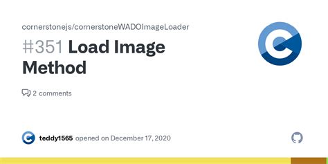 Load Image Method Issue 351 Cornerstonejs