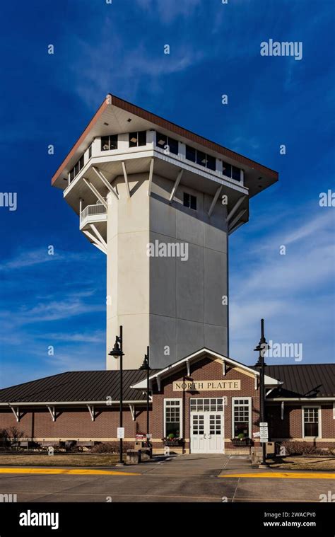 Golden Spike Tower And Visitor Center Overlooking Bailey Yard The