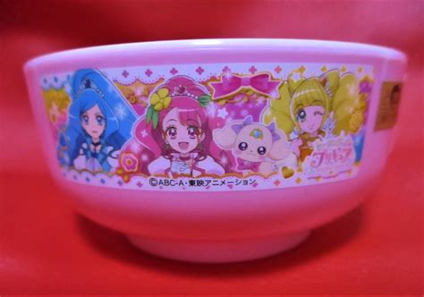 Yahooオークション 【 ヒーリングっどプリキュア お椀 】 ピンク 新