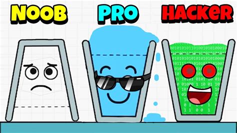 Noob Vs Pro Vs Hacker Happy Glass Youtube