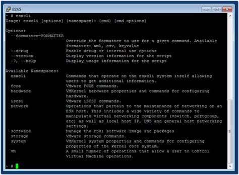 A Look At ESXCLI Part