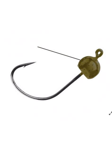 Xzone Tungsten Weedless Wacky Jig Head 14 Oz 20 2pk