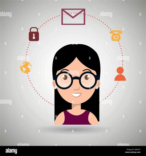 Character System Connection Symbol Stock Vector Image Art Alamy