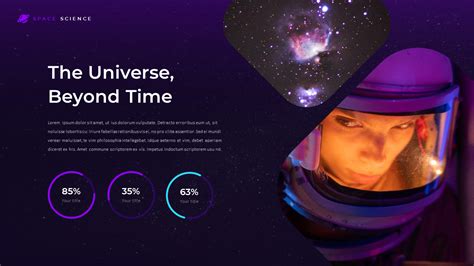 우주 과학 프레젠테이션 템플릿