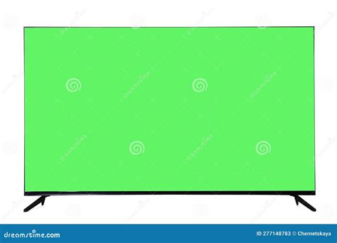 Chroma Key Compositing Broadcaster Against Green Screen Banner Design Stock Image