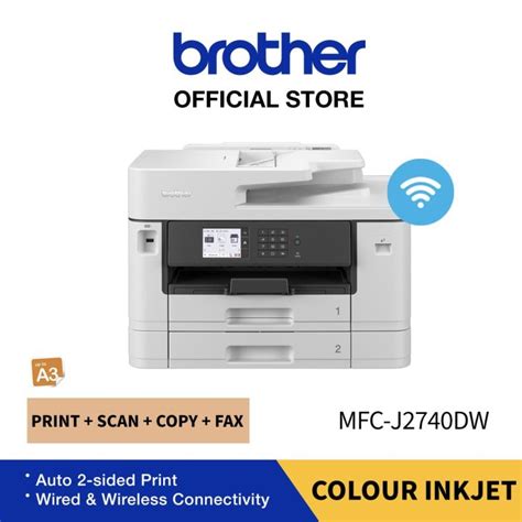 Brother Mfc J2740dw A3 All In One Wireless Colour Inkjet Printer Auto