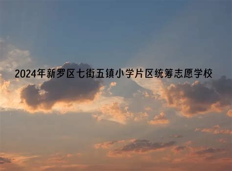 2024年龙岩市新罗区初中招生划片范围及片区统筹志愿学校一览小升初网