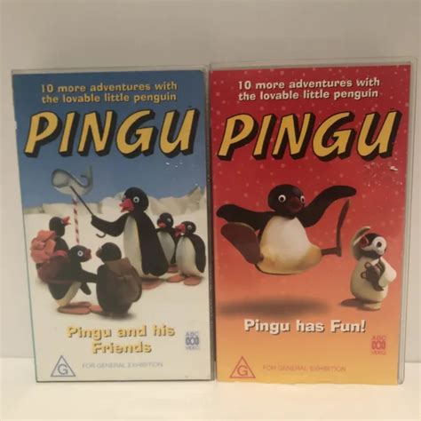 Pingu Vhs Hello Pingu Video Tape Cartoon Vhs Penguin Abc 52 Off