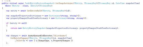 Entitysnapshotmanagergetsnapshotasync Throw A Exceptioncannot
