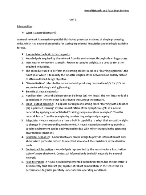 Neural Networks And Fuzzy Logic Systems Pdf Dendrite Axon