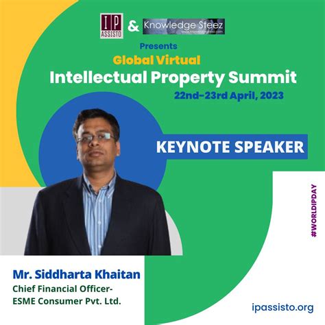 Rishabh Srivastava On Linkedin In This Ip Summit We Want To Involve
