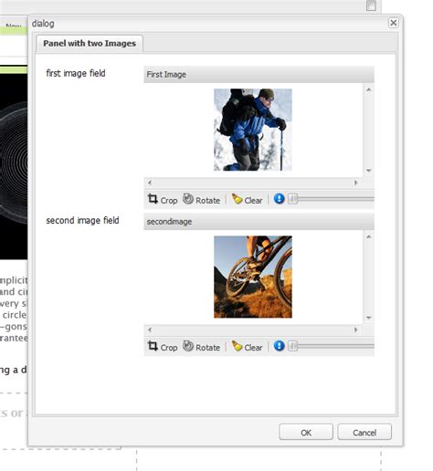 Can Multiple Smartimage Xtypes Appear On One Dialog Tab In Aem Stack Overflow
