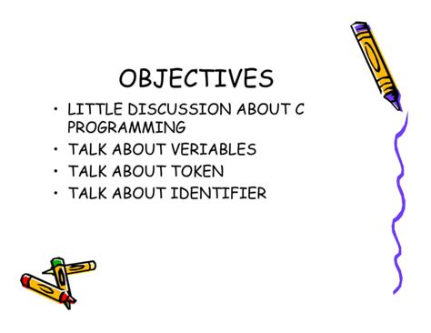 Variable Token And Identifier In C Programming Ppt