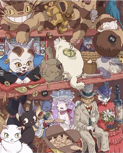 Ghibli Cats Rghibli