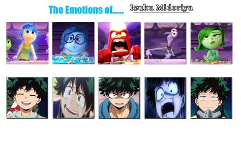 The Emotions Of Izuku Midoriya By Penmia On Deviantart