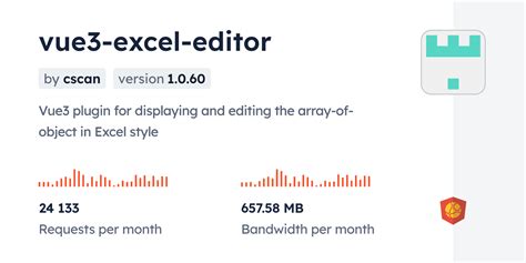 Vue Excel Editor CDN By JsDelivr A CDN For Npm And GitHub
