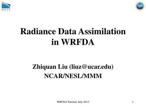 Ppt Radiance Data Assimilation In Wrfda Powerpoint Presentation Free Download Id 3503835