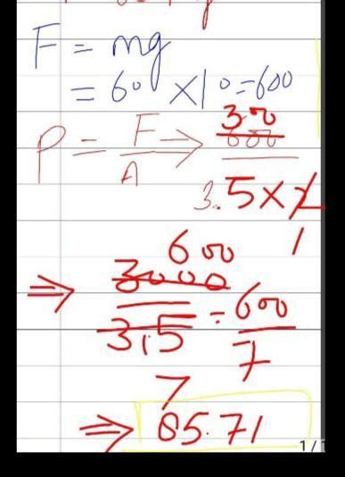 A Stiletto Heel Has A Surface Area Of Approximately 25 Cm X 20 Cm If