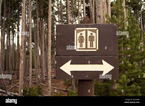 Signage Yellowstone National Park Added To The Unescos World