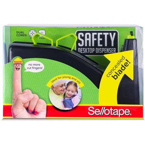Sellotape Safety Tape Dispenser Big W