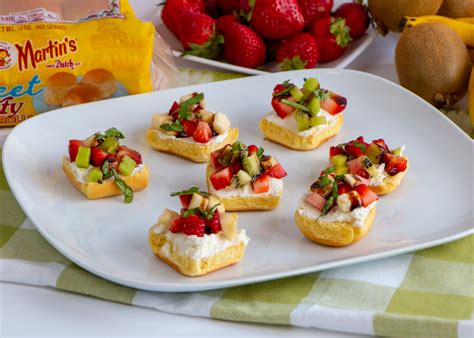 Whipped Goat Cheese Bruschetta Sweet Martins Famous Potato Rolls