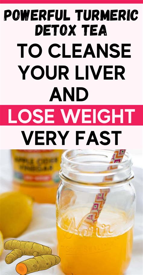 Powerful Turmeric Detox Tea To Cleanse Your Liver And Lose Weight Very