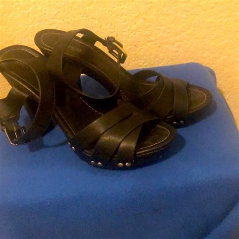 X Appeal Shoes Xappeal Black Platform Heels Sandler Whitney Size 9m
