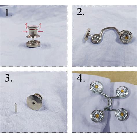 Badu Bg Дамска пола панталон комплект брошки за талия невидима брошка игла регулиране на