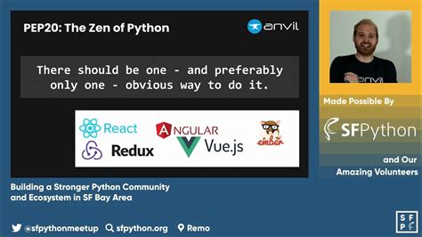 full stack web with nothing but python meredydd luff youtube