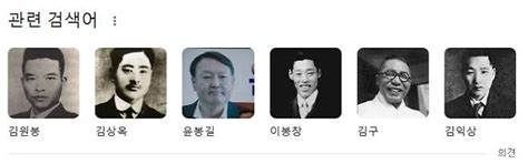 이름은 윤봉길 사진은 윤석열구글 검색 오류 논란