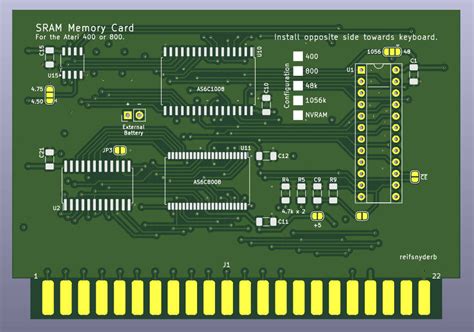 New Test SRAM Memory Card For The Atari 400 And 800 Going To Be