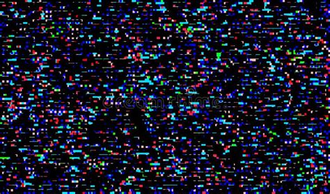 Glitch Texture Pixel Noise Test TV Screen Digital VHS Background