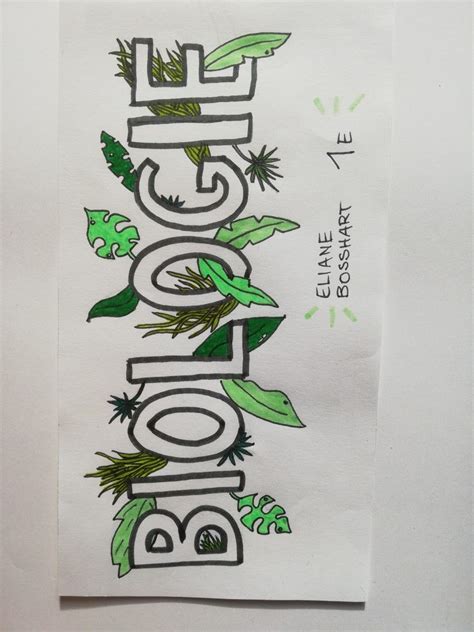 Biologie Deckblatt Credit Studygramandmore Tiktok Artofit