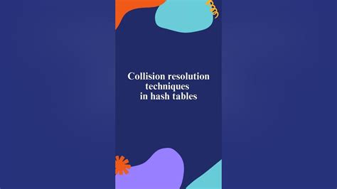 Collision Resolution Techniques In Hash Tables 🔍 Data Structures