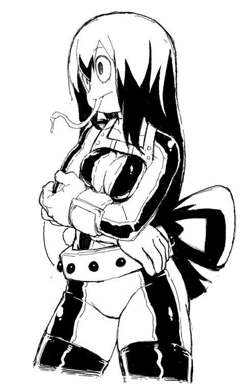 Tsuyu Asui Line Art Check Out Inspiring Examples Of Tsuyu Asui Artwork On Deviantart And Get