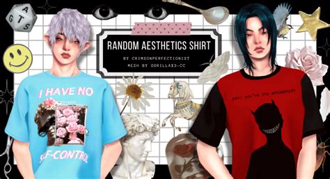 Random Esthetics Shirt Recolor The Sims Book