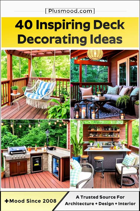 40 Deck Decorating Ideas To Maximize Outdoor Living
