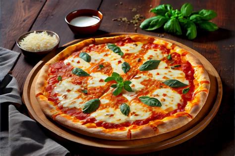 Premium Photo Vegetarian Pizza
