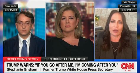 Stephanie Grisham Reacts To Chilling Threat From Trump