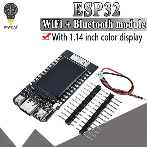 Ttgo T Display Esp32 Wifi E Bluetooth Module Development Board Para Ar Duino 114 Polegada Lcd