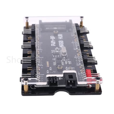 PWM FAN ARGB LED In Sync HUB Controller To Multi Way Splitter V PIN RGB Cooler Fan