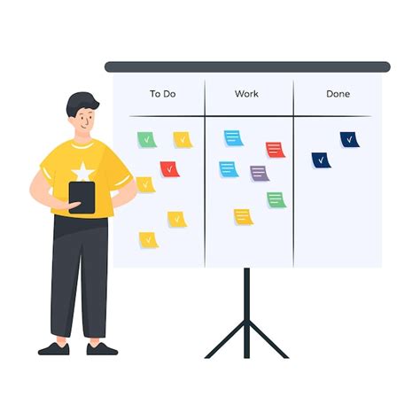 Premium Vector A Timetable Flat Illustration Design