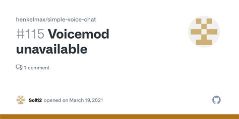 Voicemod Unavailable · Issue 115 · Henkelmaxsimple Voice Chat · Github