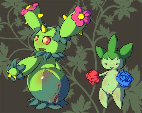 Rule 34 Anus Claws Female Female Only Feral Flower Green Skin Horn