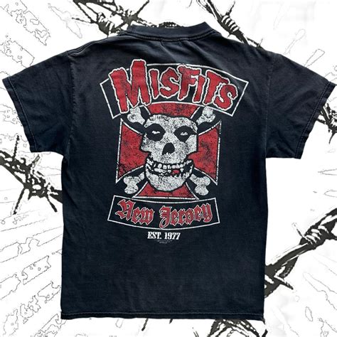 2000s Misfits Graphic T Shirt Cinder Block Depop
