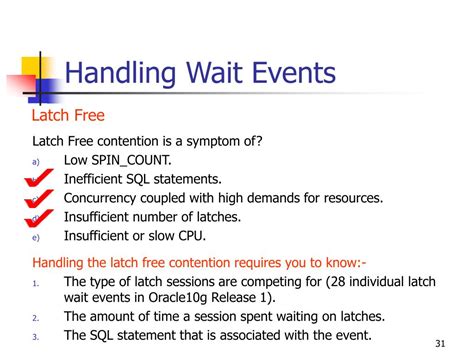 Ppt Understanding Common Oracle Wait Events Powerpoint Presentation Free Download Id389564